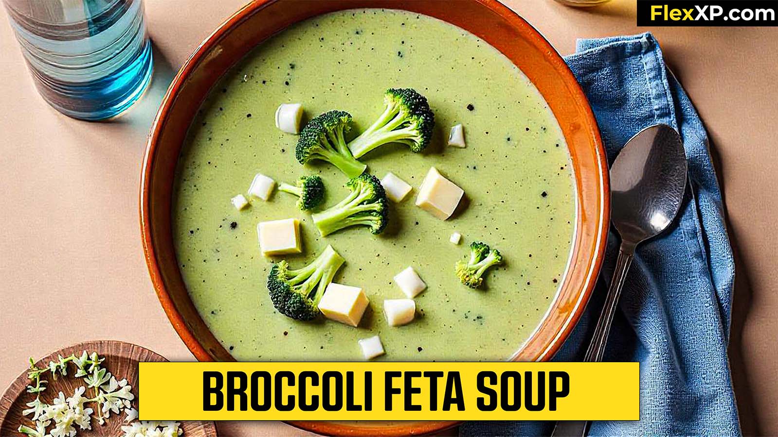 20‑Minute Broccoli‑Feta Soup Recipe - FlexXP