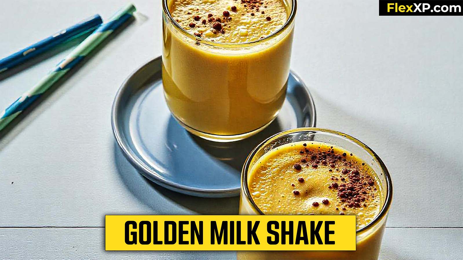Golden Milk Shake Recipe - FlexXP