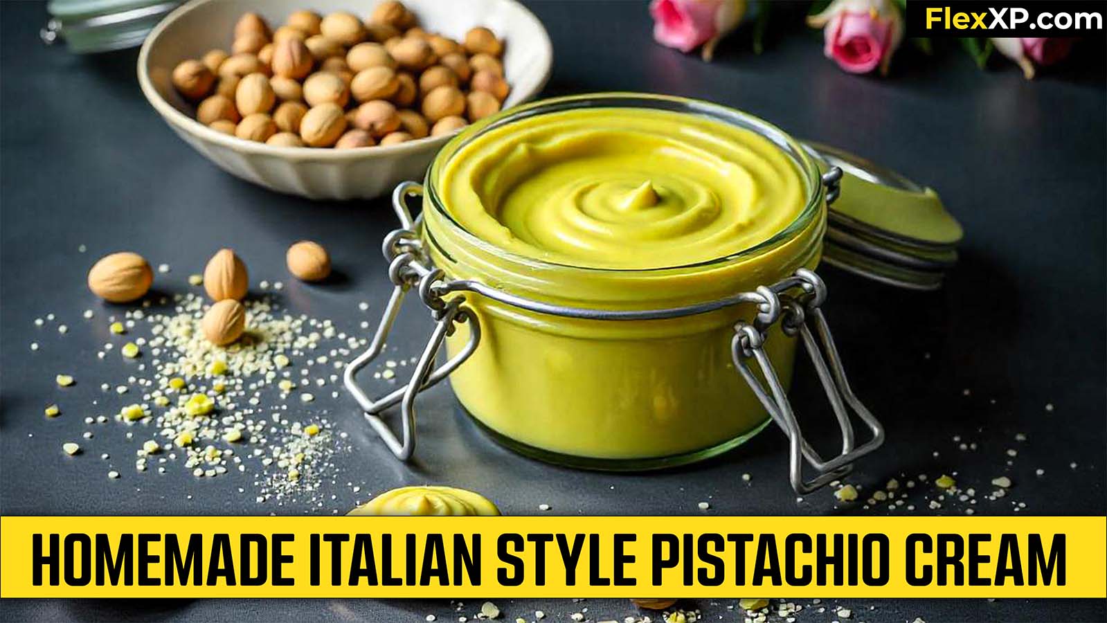 Homemade Italian‑Style Pistachio Cream Recipe - FlexXP