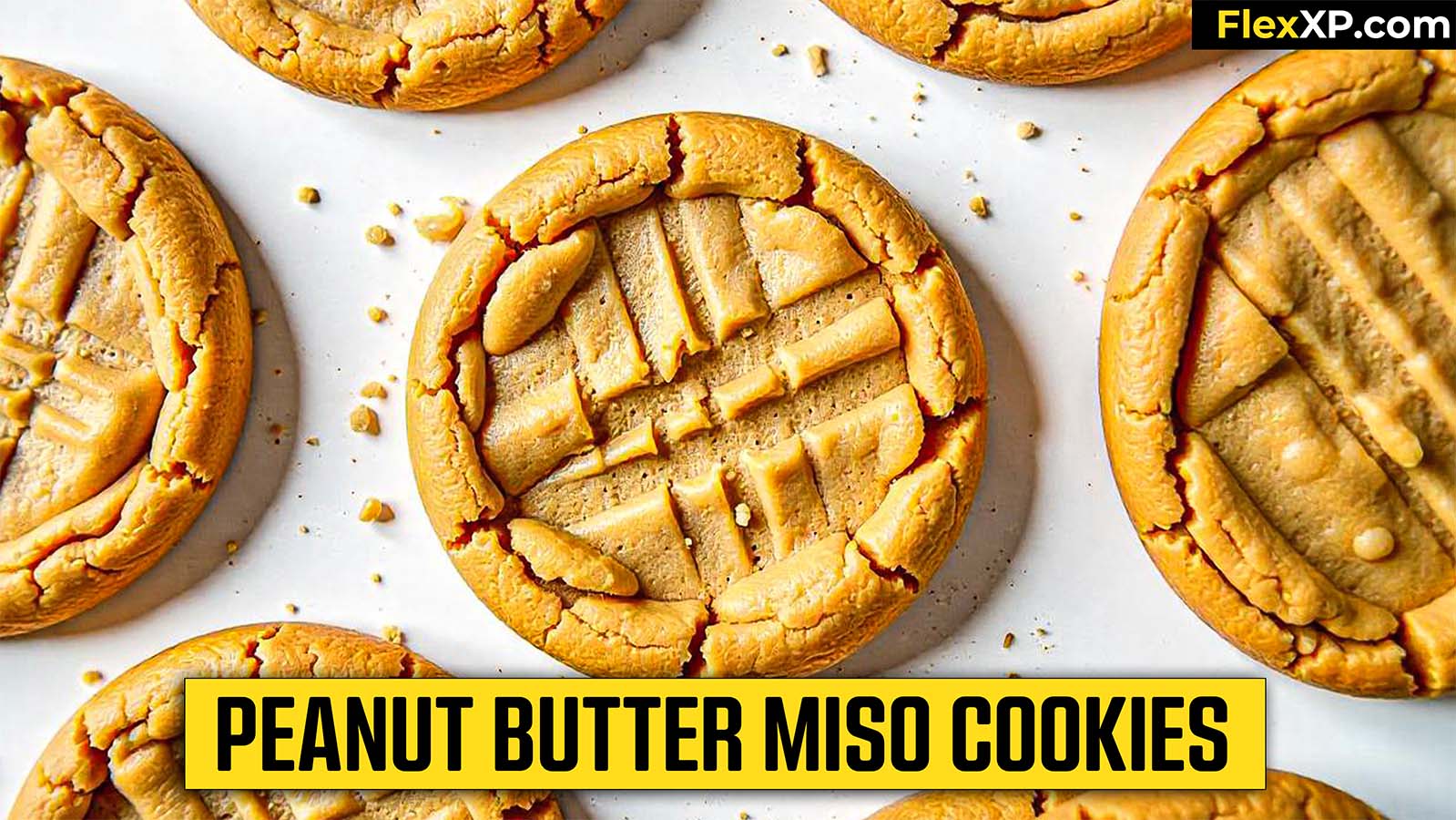 Peanut Butter Miso Cookies Recipe - FlexXP